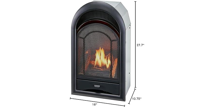 ProCom Dual Fuel Ventless Gas Fireplace