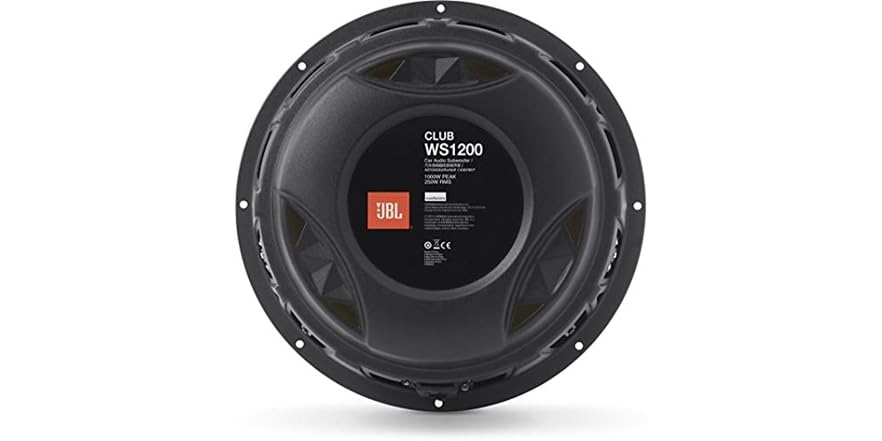 JBL Club WS1200 12” Shallow Mount Subwoofer w/SSI