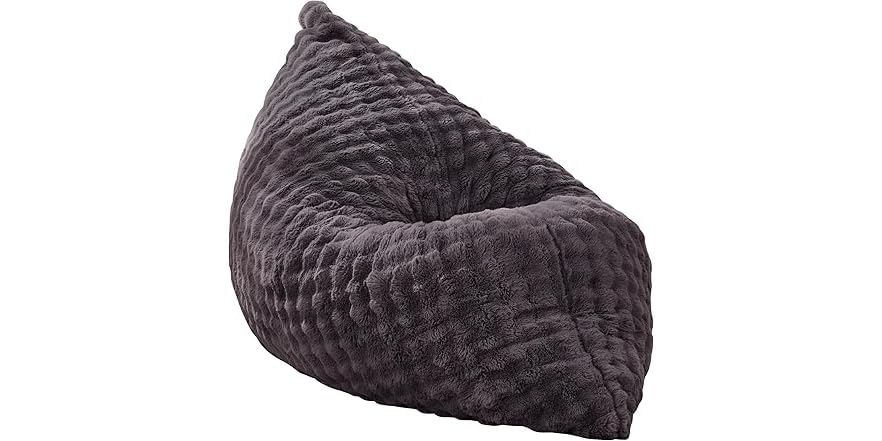 Dark Grey 3 in 1 Bean Bag Chair