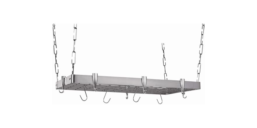 Rectangular Pot Rack 18"x36" - Stainless Steel