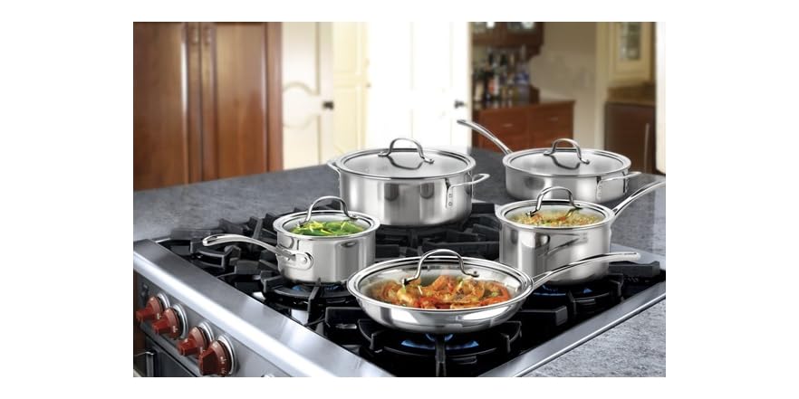 Calphalon 10pc Tri-Ply Cookware Set