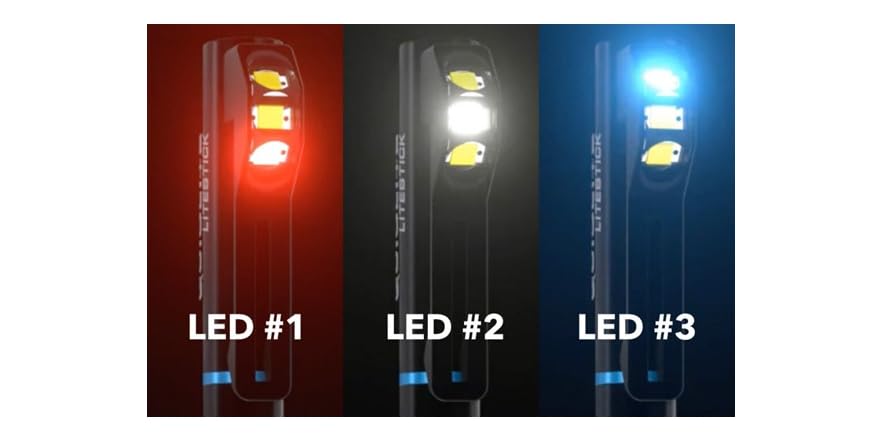 Quiqlite LiteStick Code 3 LED Clip Light