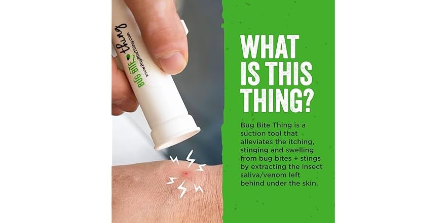 BUG BITE THING Suction Tool, Poison Remover