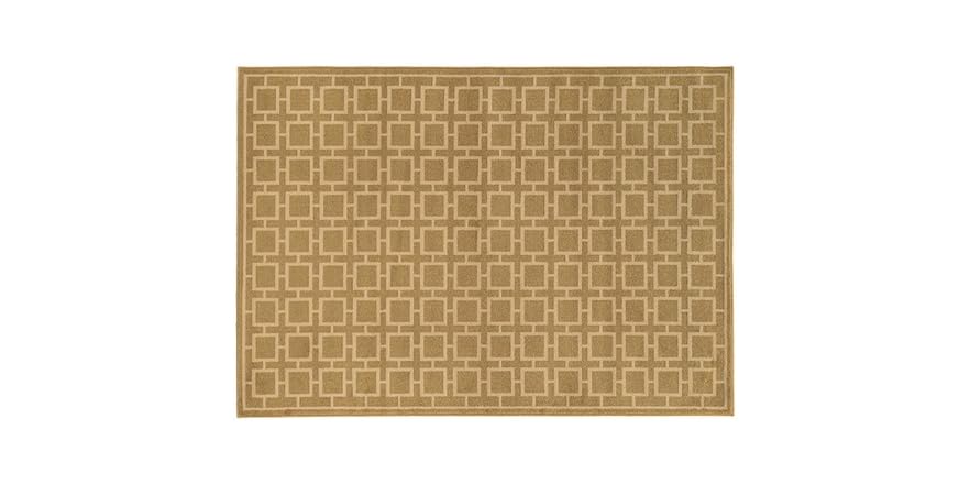 MIA Tan Square Area Rug (6 Sizes)