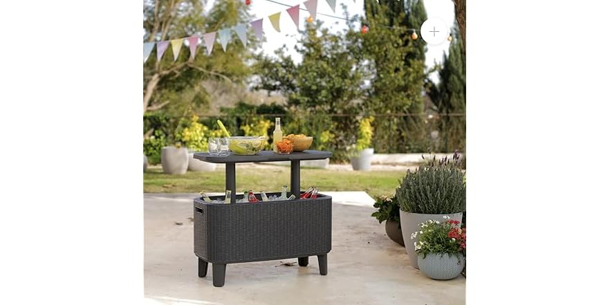 Keter KETER BEVY BAR Keter BEVY BAR GREY (Open Box)