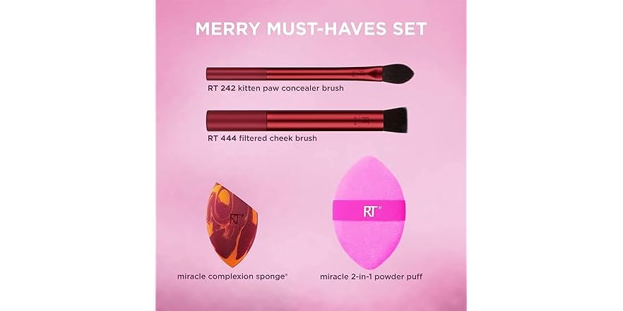 Real Techniques Merry Must-Haves Holiday Gift Set