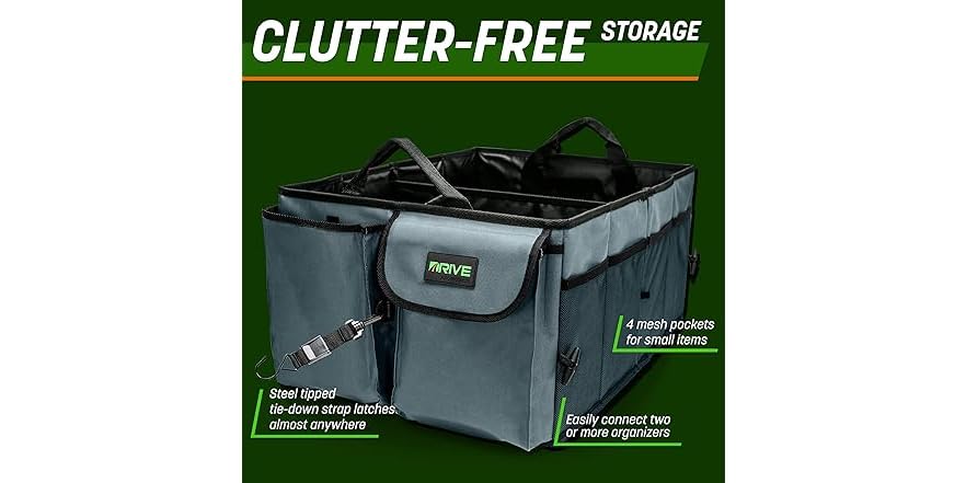 Drive Auto Car Trunk Organizer