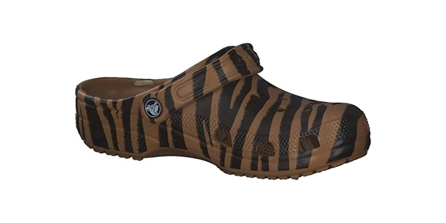 Crocs Unisex-Adult Classic Animal Print Clogs 11M/13W