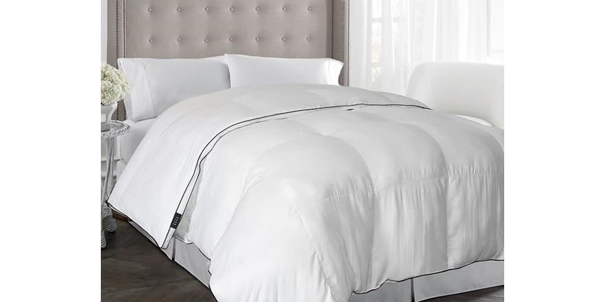 Elle Pinstripe Down Comforter