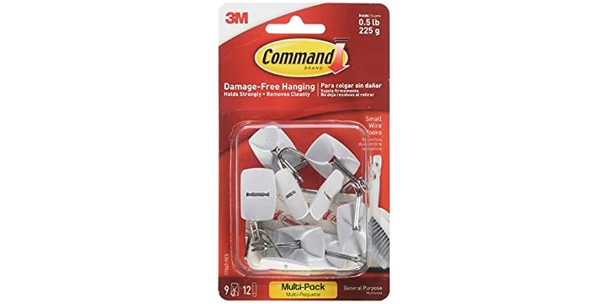 3M Command Strips Small Command Wire Hooks