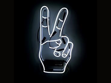 Peace Neon Sign