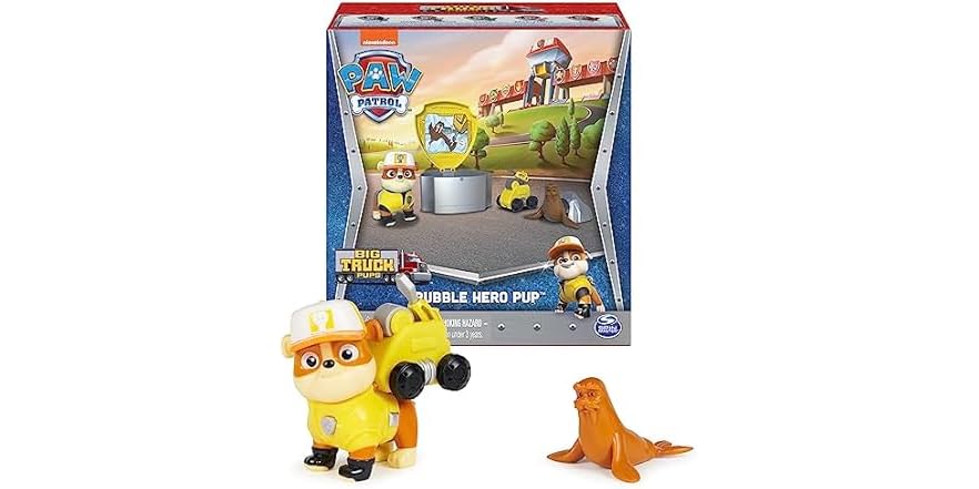 Paw Patrol Big Truck Rubble Action Figure