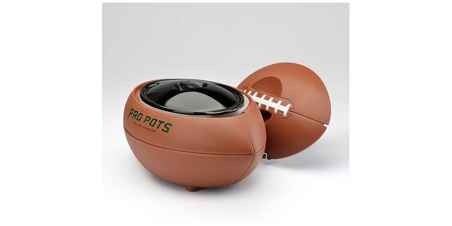 Pro Pots Football Slow Cooker, 1.5 Quarts