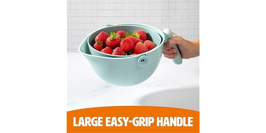 Tasty 2-in-1 Swing Bowl Colander