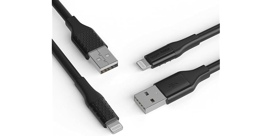 AmazonBasics USB-A to Lightning ABS MFi Certified Charging Cable