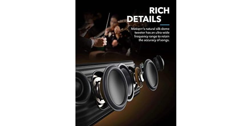 Soundcore Motion+ Bluetooth Speaker with Hi-Res 30W Audio (Open Box)