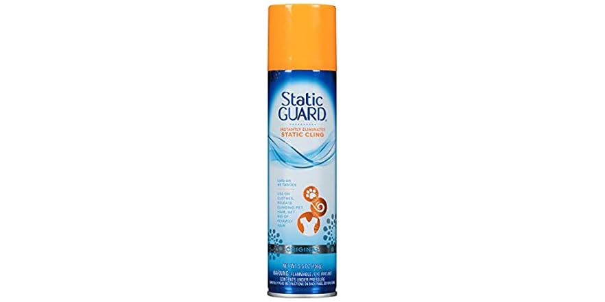 Static Guard Spray, 5.5 oz., 3-Pack