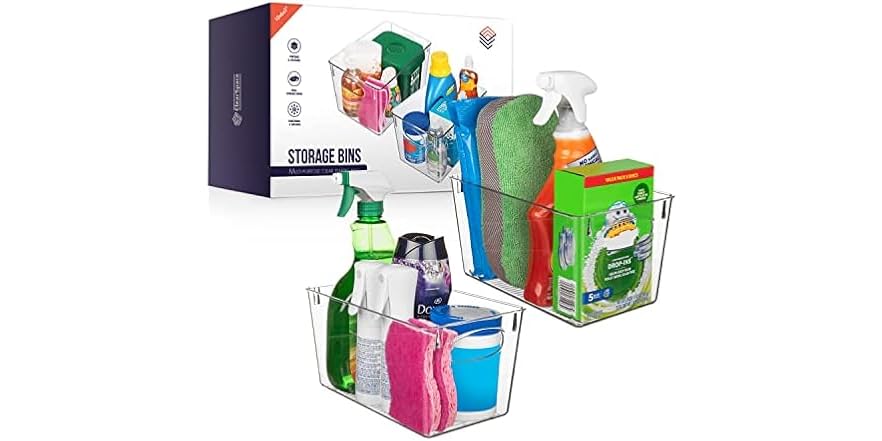 ClearSpace Clear Plastic Storage Bins