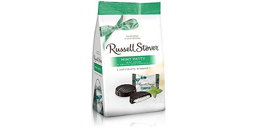Russell Stover Dark Chocolate, Mint Patties Favorites, 6 Count