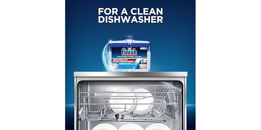 Finish Dual Action Dishwasher Cleaner