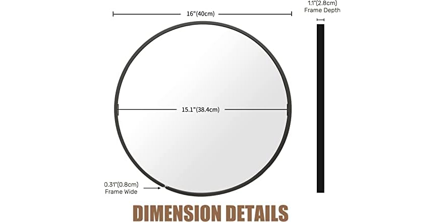 BEAUTYPEAK Circle Mirror