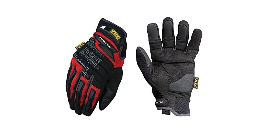 (3pr) Mechanix Wear Heavy-Duty M-Pact Gloves - XXL