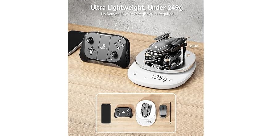 PLEGBLE Mini RC Drone with 4K Camera