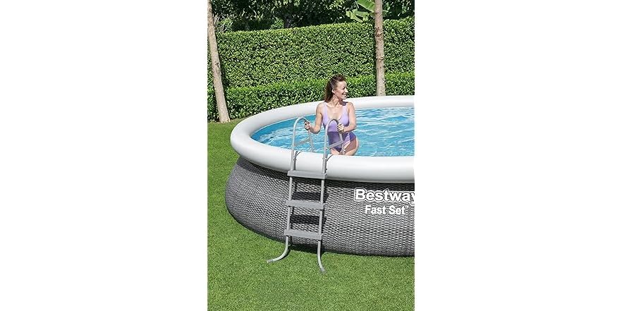 Bestway Fast Set 15-ft. Round Inflatable Pool, 42-in. Deep