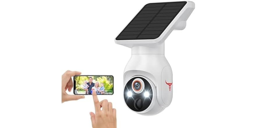 GlowPop Smart AI Motion Detection Security Camera