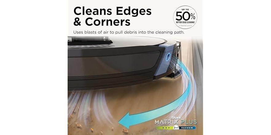 Shark Matrix Plus 2-in-1 Robot Vacuum & Mop (Open Box)