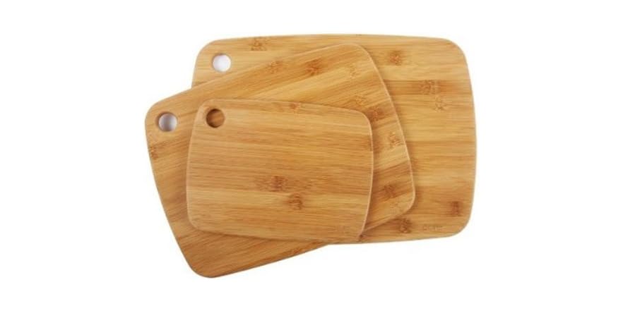 Core Bamboo 3-Piece Cutting Board Set