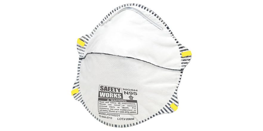 Safety Works 10102485 Respirator N95 36 Pack