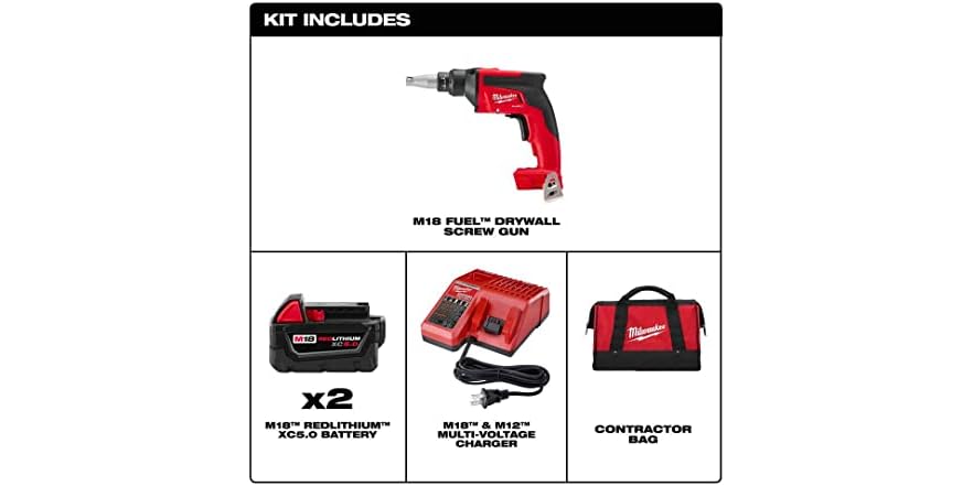 Milwaukee M18 Cordless Drywall Screw Gun