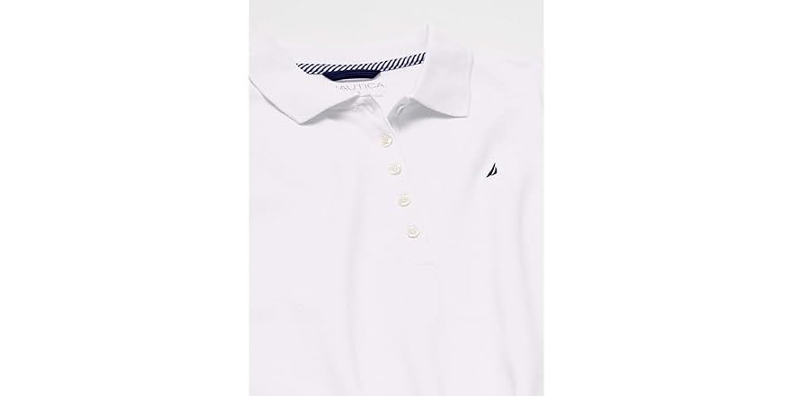 Nautica Women's 5-Button Polo Shirt