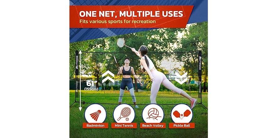 Outdoor Cruiser Portable Sports Net