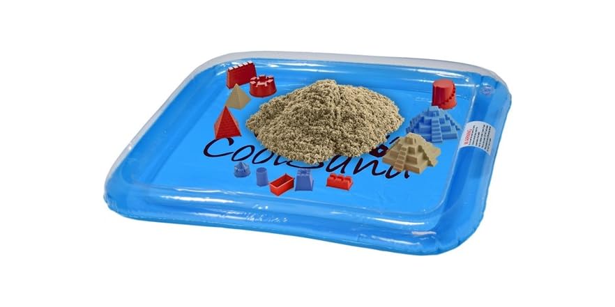 CoolSand Deluxe Bucket Kinetic Sand w/ Inflatable Sandbox