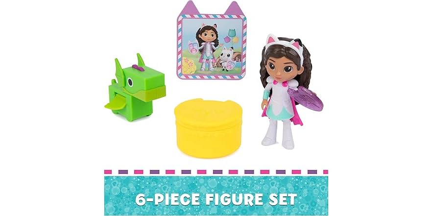 Gabby's Dollhouse, Knight Gabby Toy Figure Set