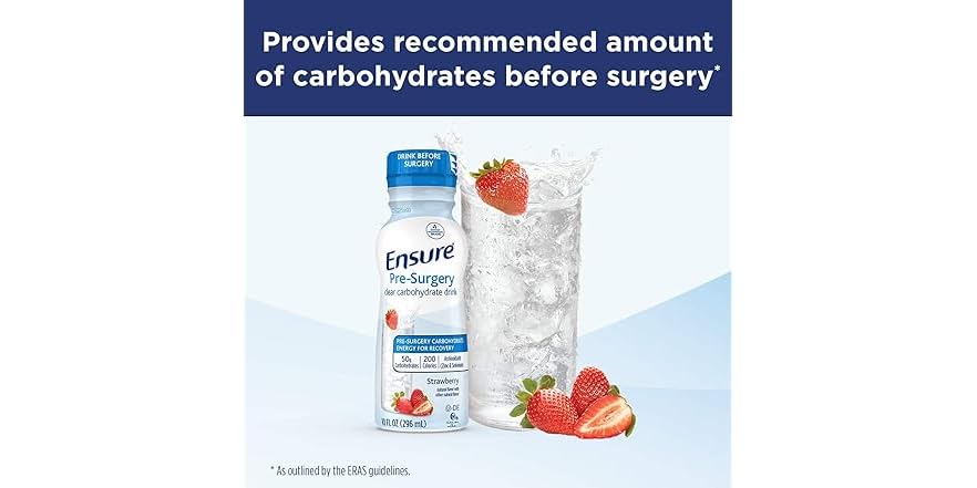 Ensure Pre-Surgery, Clear Carbohydrate Drink 4ct