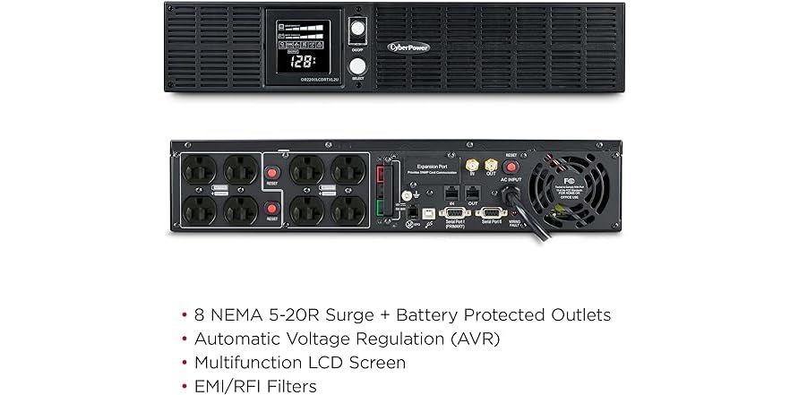 CyberPower OR2200LCDRTXL2U LCD UPS System