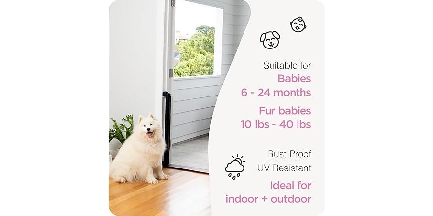 Perma Child Safety Retractable Baby Gate