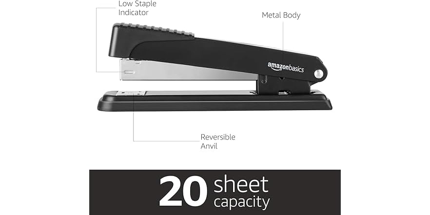 Amazon Basics Desktop Stapler
