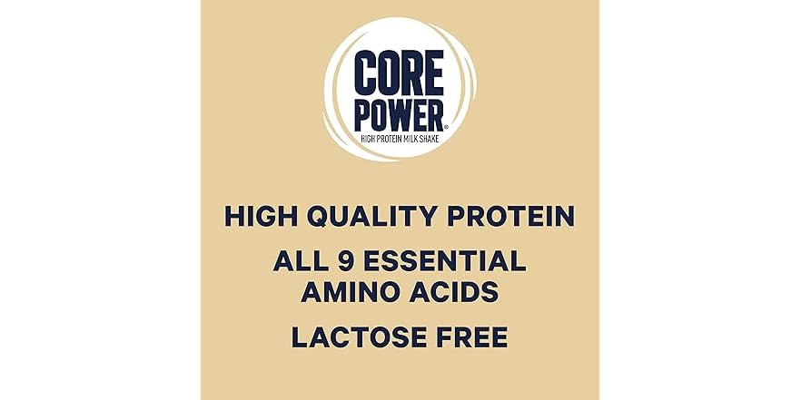 Core Power High Protein (26g) Shake, Vanilla