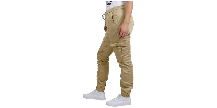 3Pk Asst Womens Stretch Cargo Joggers