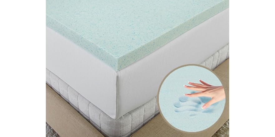 XCEL ThermaGel™ 2" or 3" Memory Foam Topper-6 Sizes