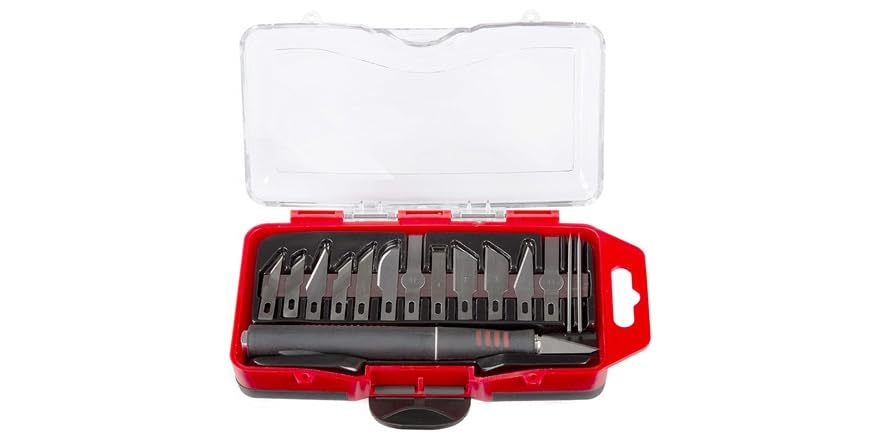Hobby Knife Set (with Scribe Needles 16 Piece)
