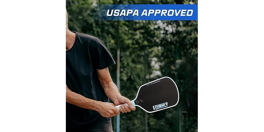 Dinkly Radial Pro Carbon Fiber Pickleball Paddle