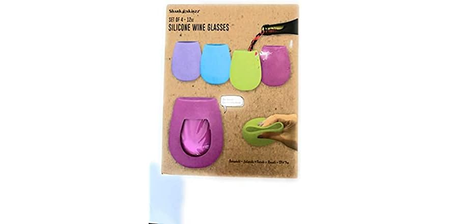 shark skinzz silicone wine glasses
