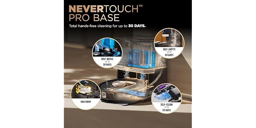 SHARK RV2820ZE Robot Vacuum & Mop (Open Box)