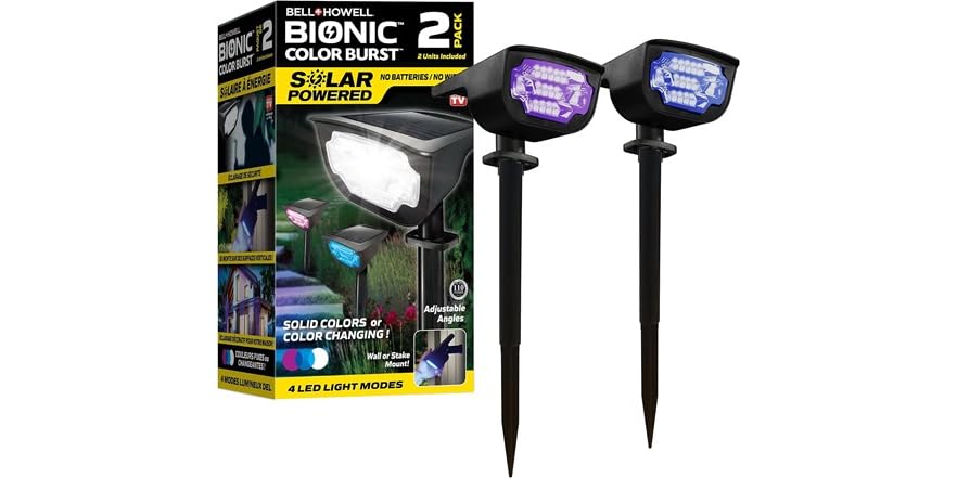 1 or 2-Pk Bionic Burst Landscape Lights
