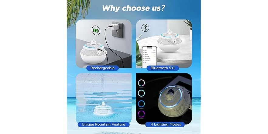 Maraawa Floating Waterproof Pool Speaker